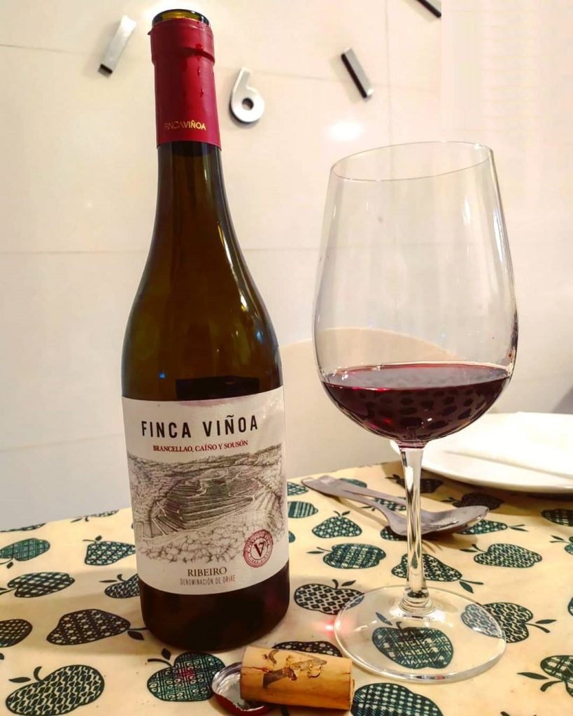 Cata del vino Finca Viñoa Tinto 2018, Ribeiro – Sobrelias